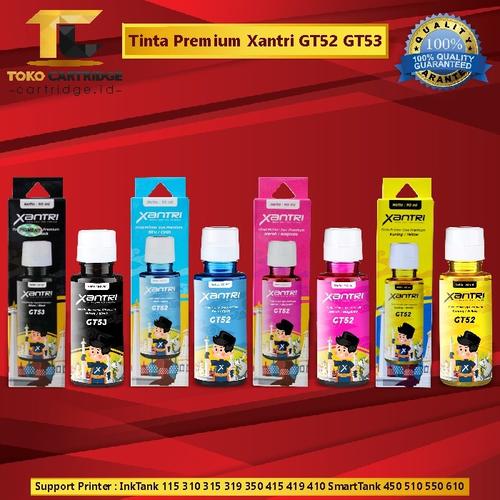 Jual Tinta refill isi ulang HP Cyan 100ML PREMIUM GOLD 21 22 60 678 680 ...