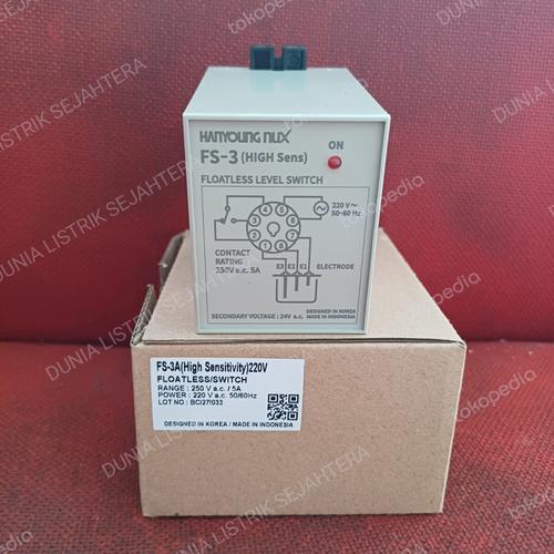 Jual floatless level switch FS-3 / 220 volt ( WLC )HANYOUNG NUX ...