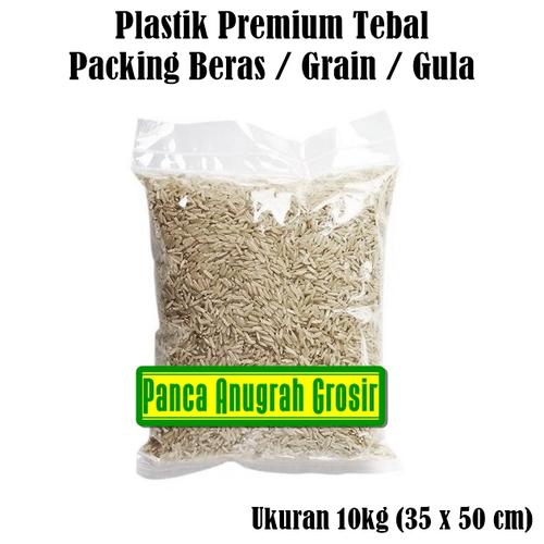 Jual Plastik Beras Bening Super 10kg / Kantong Bungkus Beras Zakat ...