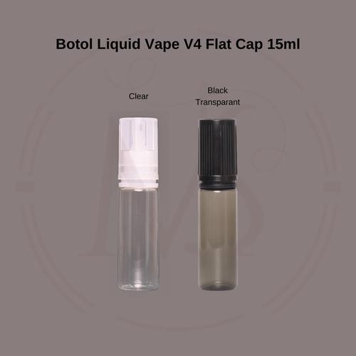 Jual Botol Liquid Vape 15ml / Botol Chubby V4 Flat Cap 15ml - Jakarta ...