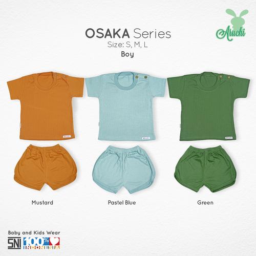 Jual Aruchi Setelan KP Pendek Osaka boy series - Mustard, S - Jakarta ...