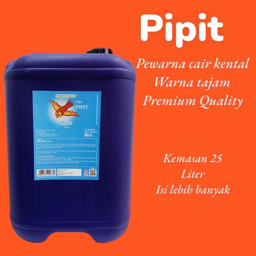 Jual PEWARNA CAIR MAKANAN BIRU CAP PIPIT (25 LITER) - Kab. Tangerang ...