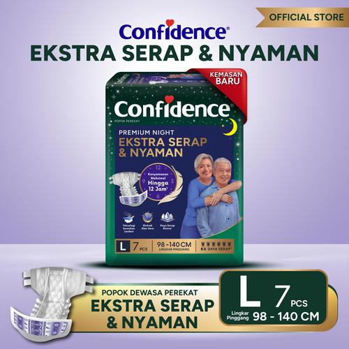 Promo Confidence Popok Dewasa Perekat Premium Night Ekstra Serap & Nyaman L7 - Kota Tangerang ...