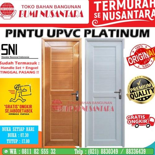 Jual Pintu PVC Tebal 2 PANEL PLATINUM Special Edition 70x200 PINTU UPVC ...