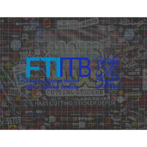 Jual Cutting Sticker FTI ITB Ukuran 16 Cm Untuk Mobil - Kota Depok ...