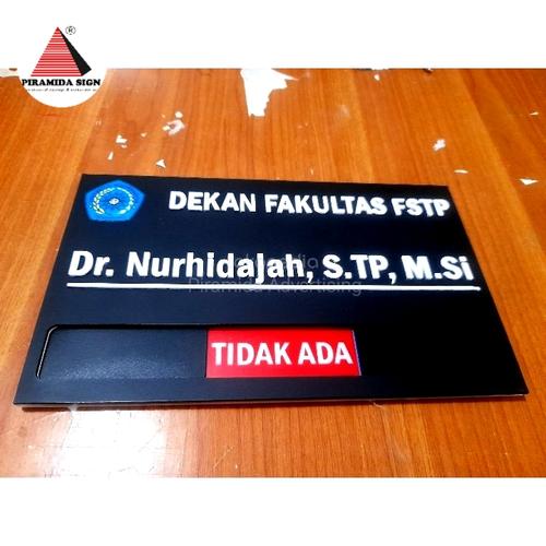 Jual sign tanda rapat ada jadwal tugas hadir ruang tulisan meeting ...