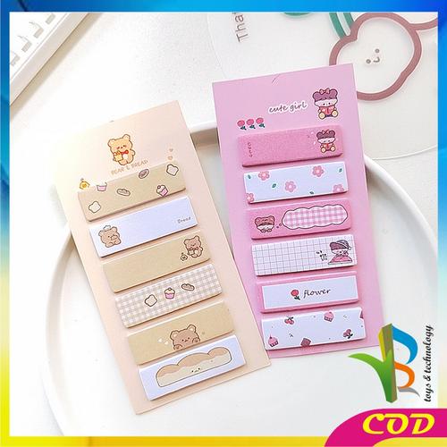 Promo RB-A79 Sticky Note 6 Baris 120 Lembar Karakter Lucu / Kertas Memo ...