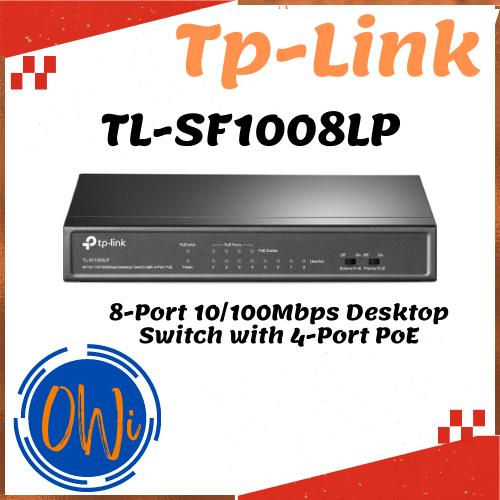 Jual TP-Link/TPLink TL-SF1008LP 8-Port Desktop Switch with 4-Port POE ...