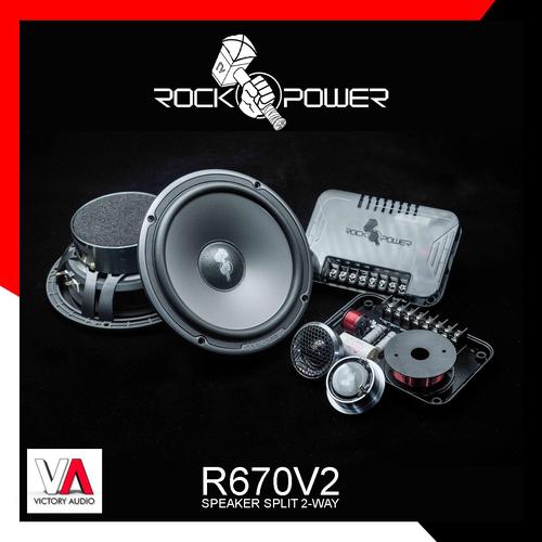 Jual Speaker Split 2-Way ROCK POWER ROCKPOWER R670V2 Mid Bass Tweeter ...