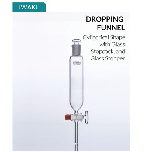 Jual DROPPING FUNNEL 250mL cylindrical w/glass stopcock corong pisah ...