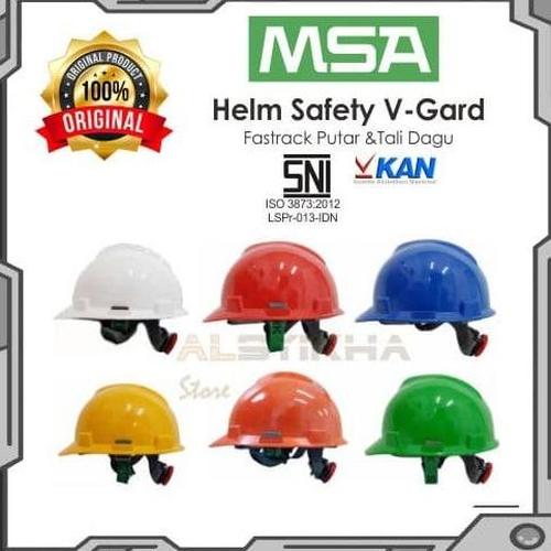 Jual Helm Safety SNI MSA Lokal Plus Fastrack Helm Proyek Pelindung ...