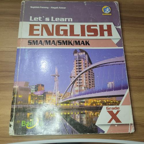 Jual BUKU BEKAS BAILMU - LET'S LEARN ENGLISH KELAS 1/2/3 SMA K13 REVISI - 1 SMA - Jakarta Pusat ...