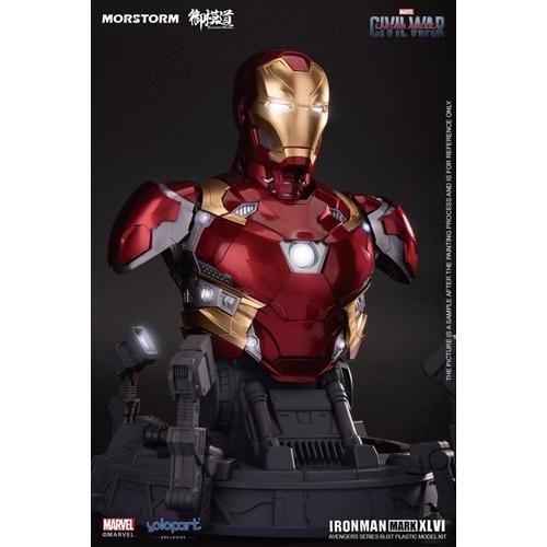 Jual READY - YOLOPARK - IRON MAN Mark 46 Bust Plastic - Model Kit - Kab ...