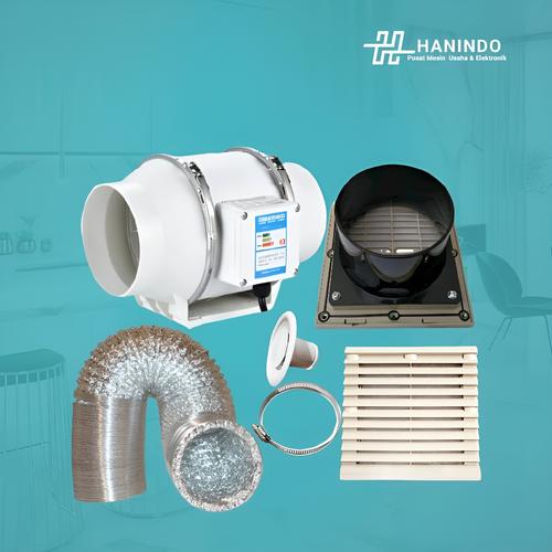 Jual Exhaust Fresh Air 4 inch Inline Fan Fresh Air 4 inch Exhaust ...