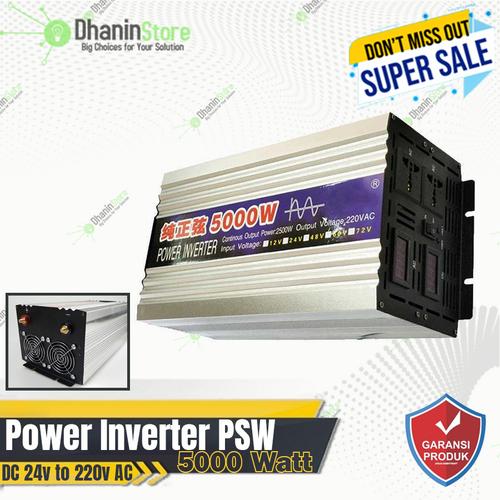 Jual Power Inverter Mobil Shunyima Dc 24v to Ac 220v Pure Sine wave ...