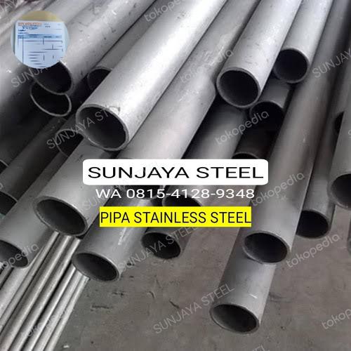 Jual PIPA STAINLESS SCH 10 SUS 304 UKURAN 5" INCH WELDED (PANJANG 100CM ...