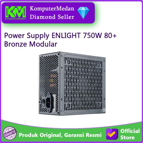 Jual Power Supply ENLIGHT 750W 80+ Bronze Modular - Kota Medan ...