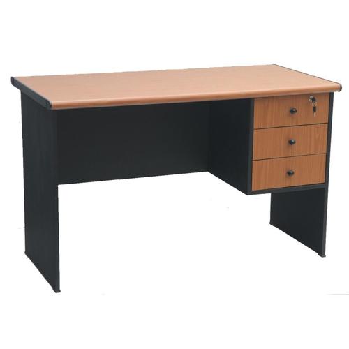 Jual meja kantor meja kerja univ UL 120 uk.120 lapis PVC dengan 3 laci ...