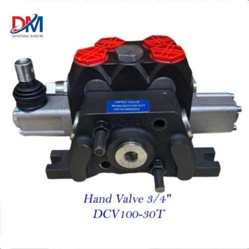 Jual PC100 HAND VALVE/HAND CONTROL VALVE HIDROLIK /1 STIK/PORT 3/4 ...