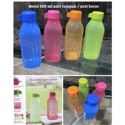 Jual Tupperware Botol minum 500 ml Kotak anti tumpah - Pink 500 ml ...