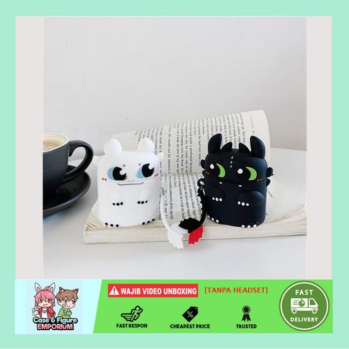 Jual Airpods Case 1 2 Pro Karakter Toothless Premium Soft Silicone ...