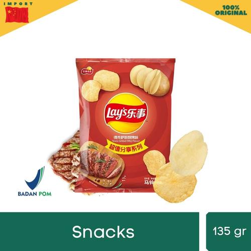 Jual Lay's Potato Chips - Texas BBQ - Jakarta Timur - Richie Snacks ...