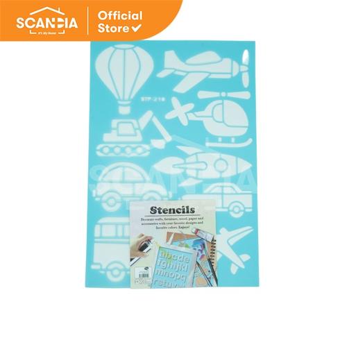 Promo SCANDIA Cetakan Gambar Stencil For Kids (QE0232) - Crocodile ...