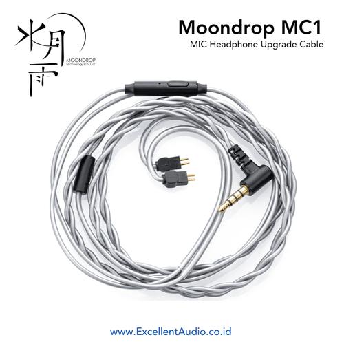 Promo Kabel Earphone MOONDROP MC1 MC-1 MC 1 MIC Headphone Upgrade Cable ...