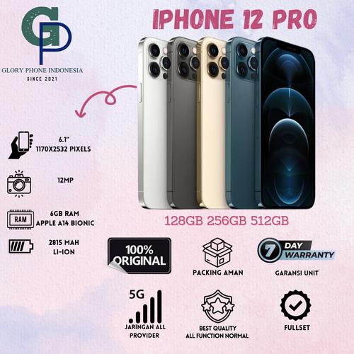 Jual Iphone 12 Pro 128GB 256GB second bekas original Fullset - Graphite, 512GB - Jakarta Barat ...