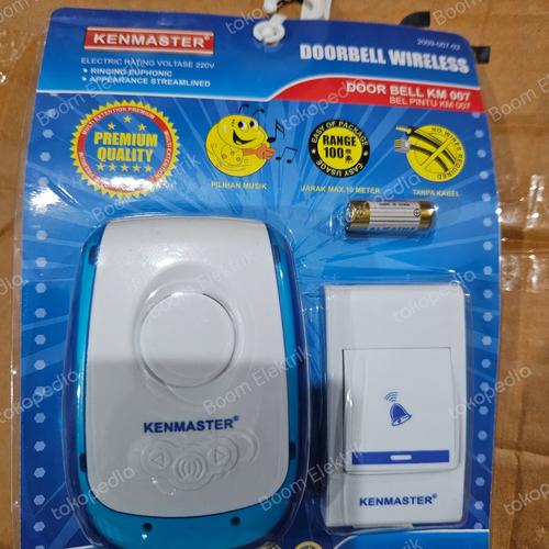 Jual Bell Pintu Wireless/Door Bell Kenmaster Tanpa Kabel - Kota ...