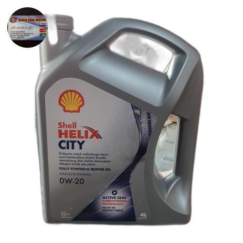 Jual Shell HELIX City galon 4 liter - SAE 0W-20 - API Service SP - Kab ...