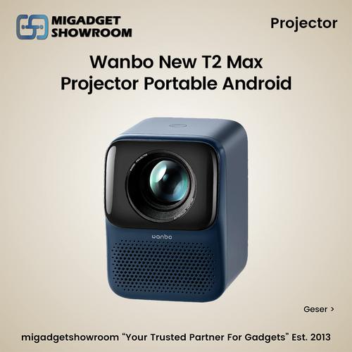 Jual Wanbo New T2 Max LED Projector Proyektor Mini Portable 1080P ...