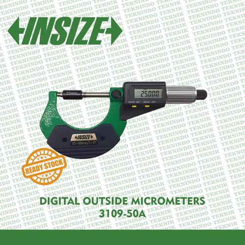 Jual Insize Digital Micrometers 25-50mm/1-2" Type 3109-50A Original ...