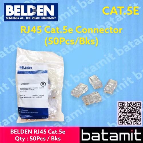 Jual Jack Connector / Kepala Konektor LAN RJ45 BELDEN CAT5 CAT6 UTP ...