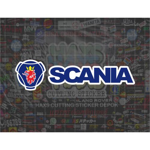 Jual Cutting Sticker Scania V2 Ukuran 12 cm untuk motor mobil - Kota ...
