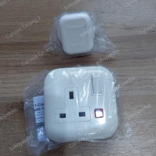 Jual Stop Kontak AC Panasonic WBJ1214W + Steker AC WEJ9111W Inbow Tanam ...