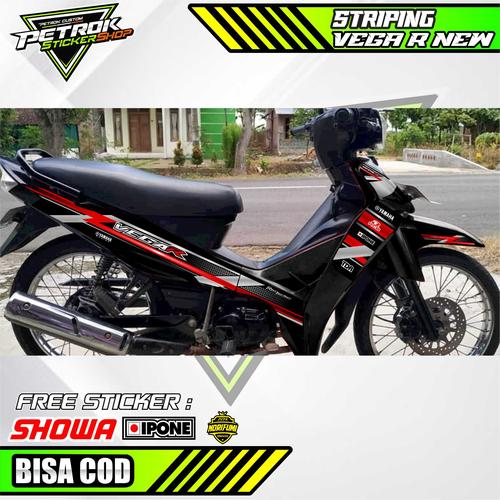 Jual STRIPING VARIASI MOTOR VEGA R NEW / STIKER LIST YAMAHA VEGA R NEW ...