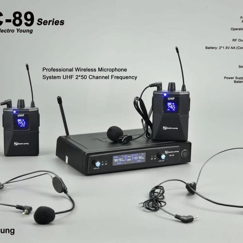 Jual MIC WIRELESS ELECTRO YOUNG MC89 JEPIT HEADSET ORIGINAL ASHLEY ...