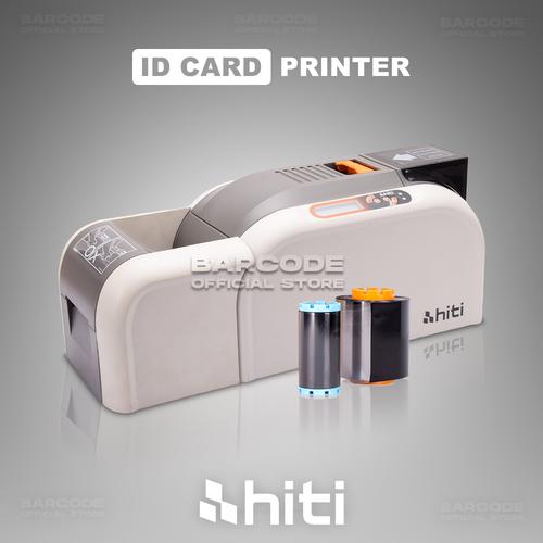 Promo Paket Printer ID Card HITI CS200e Dual Side + Ribbon Color YMCKO ...