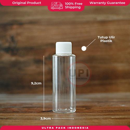 Jual BOTOL PET RF 100ML CLEAR & TUTUP ULIR PLASTIK PUTIH - Kota ...