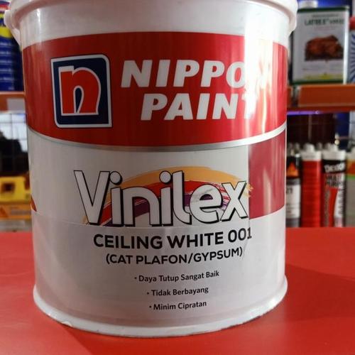 Jual Vinilex Ceiling White Cat Plafon Vinilex Putih 001 kemasan 5 kg ...