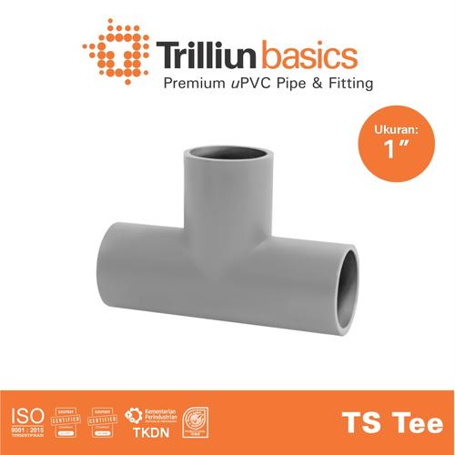 Promo Fitting Pipa uPVC Trilliunbasics TS Tee - 1" Inch - Kab. Pasuruan ...