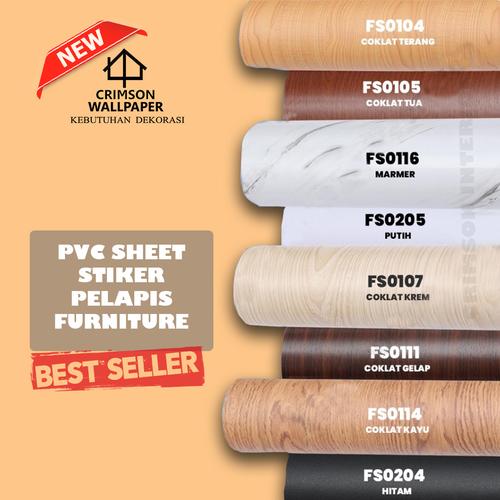 Jual STIKER HPL PELAPIS KAYU MEJA LEMARI STICKER HPL TACON - 0107-CREAM ...