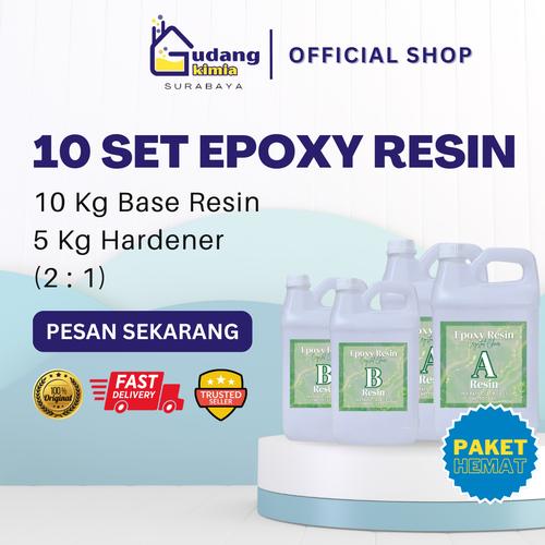 Jual Epoxy Resin / Epoxy Resin Bening 10 SET - Kota Surabaya - Gudang ...