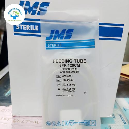 Jual Feeding tube Fr8,Fr10/JMS/Ngt no 10/Stomach tube/selang makan - 8 ...