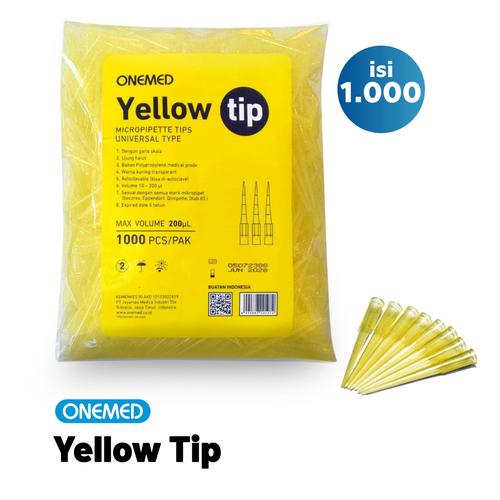 Jual Yellow Tips Micropipet Tips Kuning OneLab - Jakarta Utara - Onemed ...