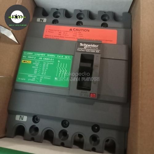 Jual SCHNEIDER MCCB BREAKER EZC100H 4P 35A 30kA EZC100H4035 NEW ORIGINAL - Jakarta Pusat - NURSA ...