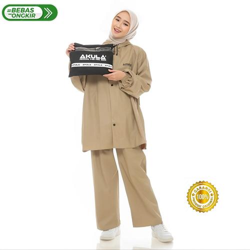 Promo jas hujan akula unisex pvc karet - Cokelat, L - Jakarta Utara ...