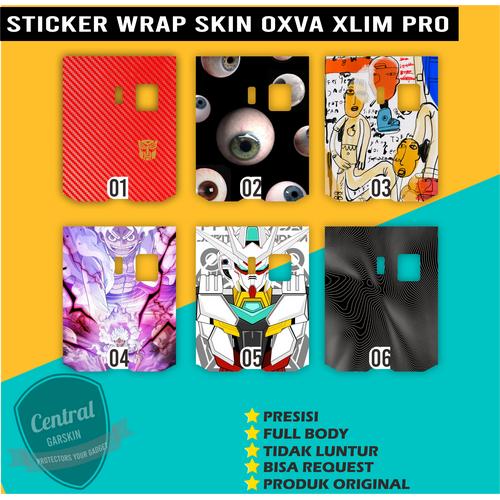 Promo Sticker Garskin Skin OXVA XLIM PRO XLIM 2 SE Edition bisa custom ...