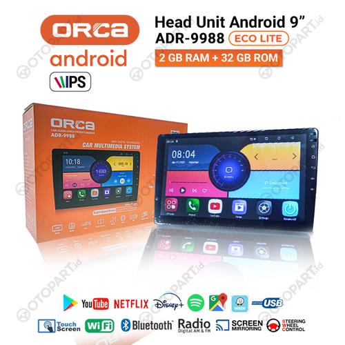 Jual Head Unit TV Android 9″ inch ORCA ADR-9988 ECO LITE - Kota Tangerang - Otopart Official ...